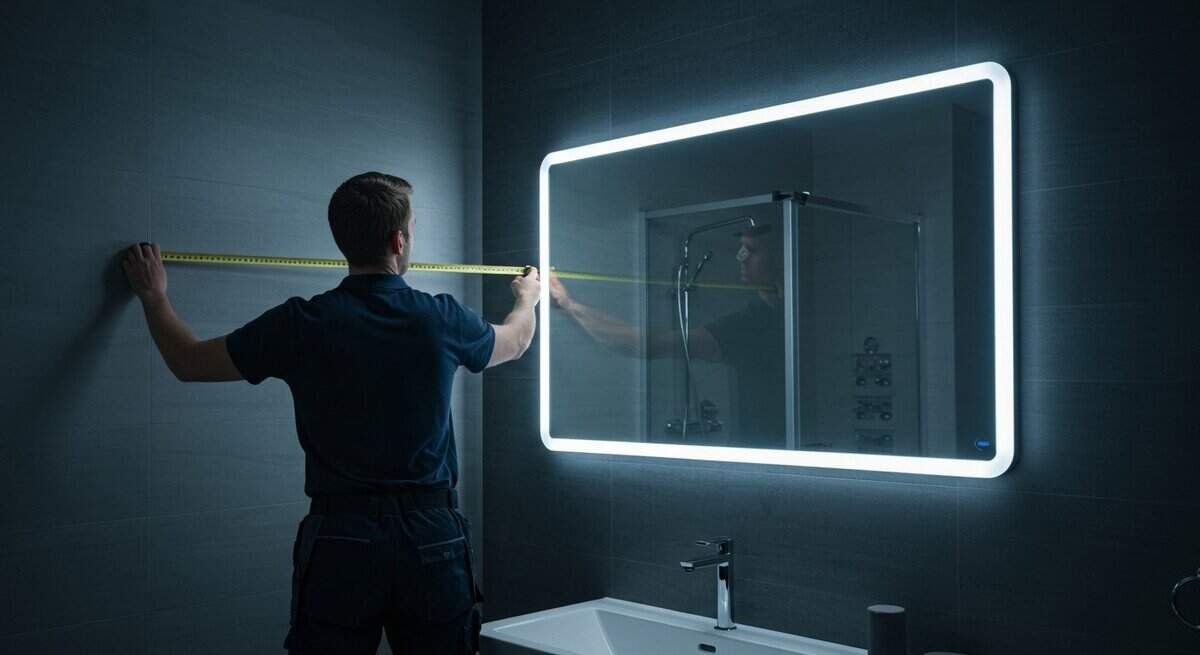 How Tall Should Bathroom Mirror Be? - hixenmirror.com